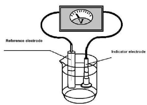 Schematic Diagram Of The Potentiometric Cell With An Ion Selective