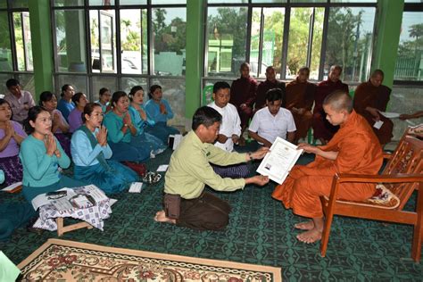 ဘူးသီးတောင်မြို့၌ အစိုးရ ပါဠိပထမပြန်စာမေးပွဲ စာအောင်သံဃာတော်များအား စူဠဘွဲ့နှင်းသဘင် အခမ်းအနားက