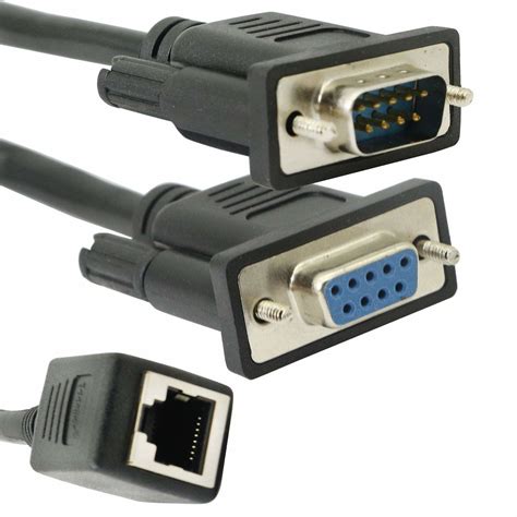 GetUSCart XMSJSIY DB RS To RJ Extender DB Pin Serial Port Female Male To RJ CAT