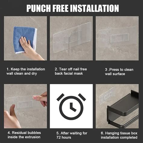 Настенный держатель для туалетной бумаги нержавеющий утолщенный пластиковый стеллаж для