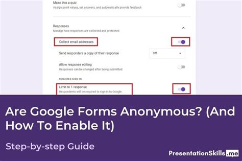 Are Google Forms Anonymous And How To Enable It PresentationSkills Me