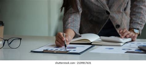 Business Woman Analysis Data Figures Plan Stock Photo Shutterstock