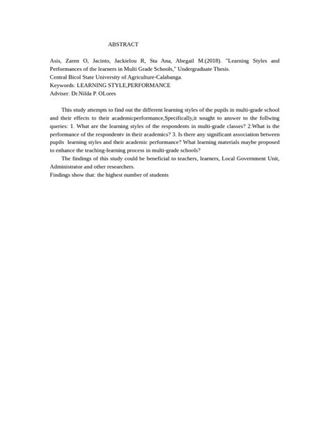 Thesis Abstract Pdf Thesis Abstract Pdf