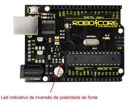 Placa Arduino Da Robocore Blackboard Embarcados