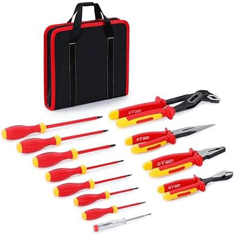 Yichuhaoxi 1000v Insulated Electrician Tool Set With 7 Screwdrivers 4