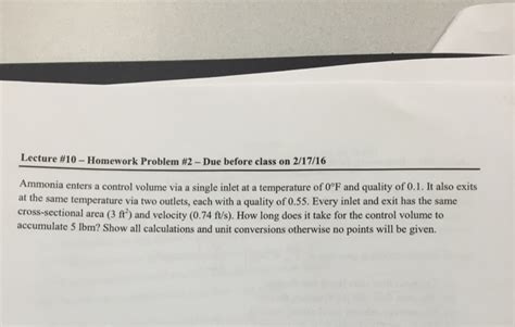Solved Lecture 10 Homework Problem 1 Due Before Class On Chegg Com