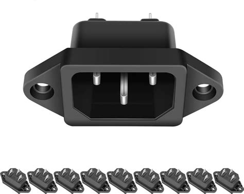 Iec Lock Pa130100bk Straight The Worlds First Locking Rewireable Iec320 C13
