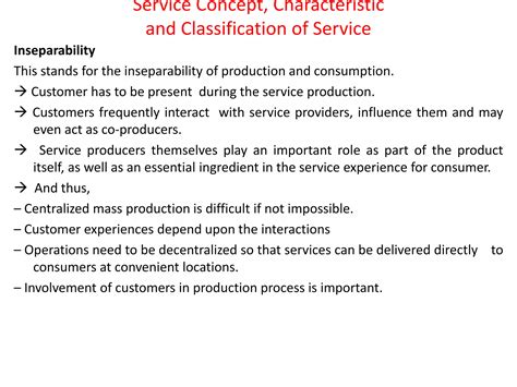 Service Concept Characteristic And Classification Pptx