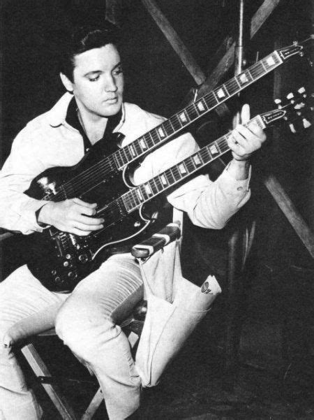 Elvis 22nd Film Spinout In 1966 With His 1965 Gibson Ebs 1250 Double