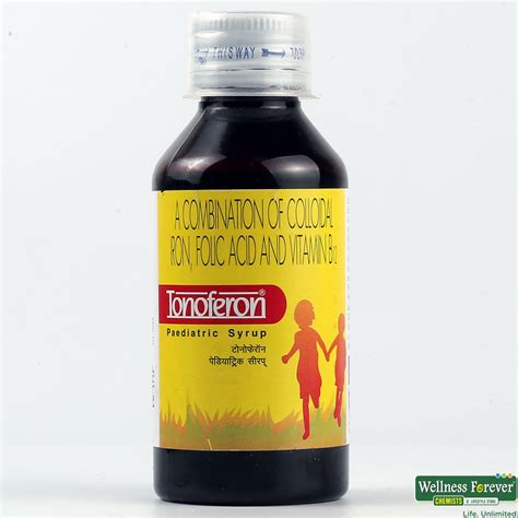 Buy Tonoferon Paediatric Syrup 100 Ml Online At Best Prices Wellness