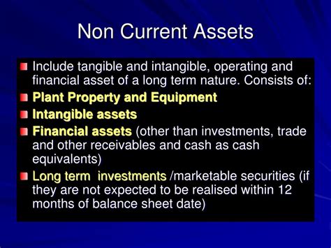 Ppt Current Assets And Noncurrent Assets Powerpoint Presentation