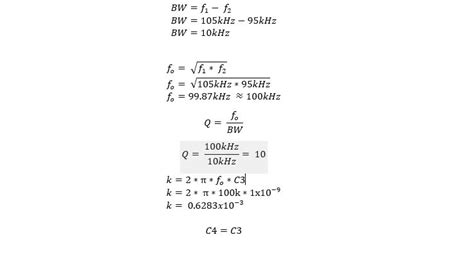 Voltage Simulating And Building A Multiple Feedback Band Pass Filter