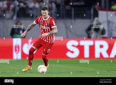 Lukas Kubler Of Sc Freiburg Controls The Ball During The Uefa Europa League Round Of 16 Second