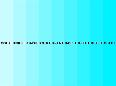 Rgb 201 252 255 Color