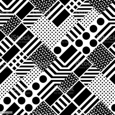 기와 장식 기하학적 모양입니다 흑백 불규칙 한 패턴입니다 추상적인 배경입니다 예술적 장식 장식 격자 0명에 대한 스톡 벡터 아트 및 기타 이미지 Istock