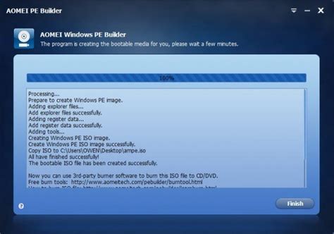 AOMEI PE Builder Create A WinPE Based Bootable Media