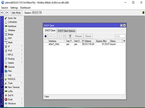 Mikrotik Wan Setup With Dhcp Client Upwork
