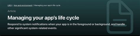 Understanding The Application Life Cycle In Swift A Real World Perspective By Harsha Agarwal