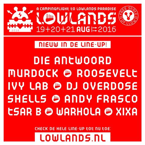 Lowlands Festival Lowlandsfesten Posts X