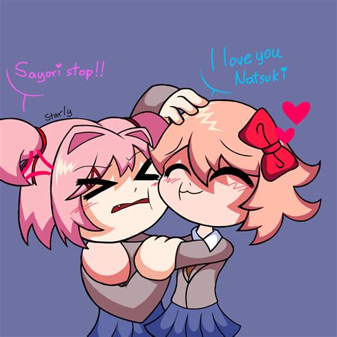 Sayori Loves Hug Natsuki R Ddlc