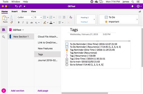 Mac Export All Tags From The Current Mac Onenote Page To A Csv File