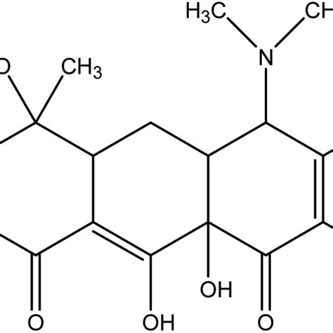 The Chemical Structure Of Tetracycline Download Scientific Diagram