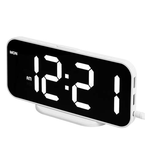 ᐉ Годинник електронний настільний Losso Premium Charge з Led