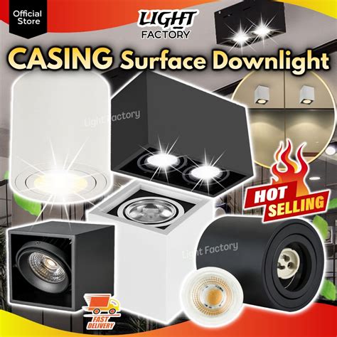 Led Surface Spotlight Eyeball Fitting Gu10 Mr16 Holder 1 Head 2 Head