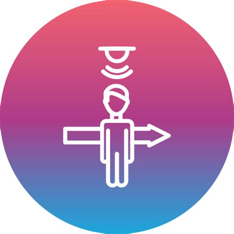 Motion Sensor Generic Flat Gradient Icon