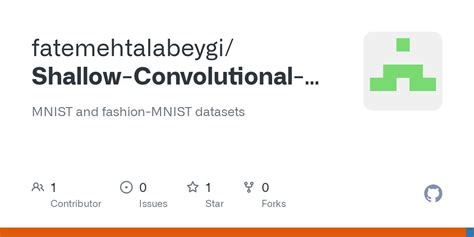 github fatemehtalabeygi shallow convolutional neural network mnist
