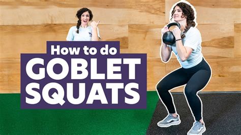 How To Do A Goblet Squat 3 Variations Dumbbell Resistance Bands