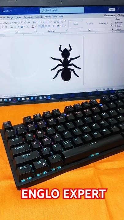 Ms Word Symbol Shortcut Keyshorts Asmr Computer Keyboard