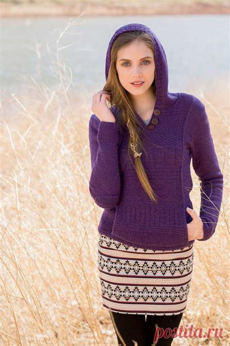 Модель по большим скидкам Вязание джемпера с капюшоном East Neuk Hoodie Вязание Постила