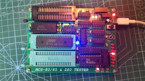 8080 8085 Z80 Test Board Youtube