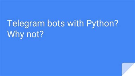 Python And Telegrampdf