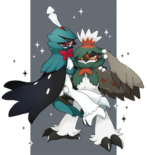 Decidueye And Hisuian Decidueye Pokemon Drawn By Hidanenatsumehdn