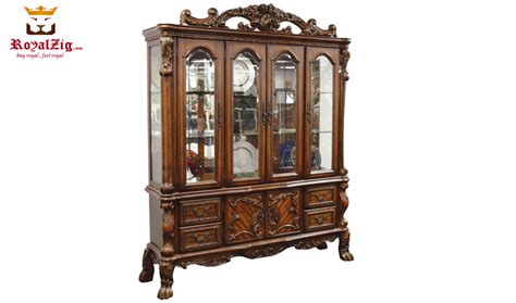 Indian Classical Style Crockery Unit Royalzig