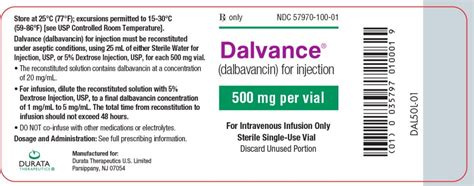 Dalvance Fda Prescribing Information Side Effects And Uses
