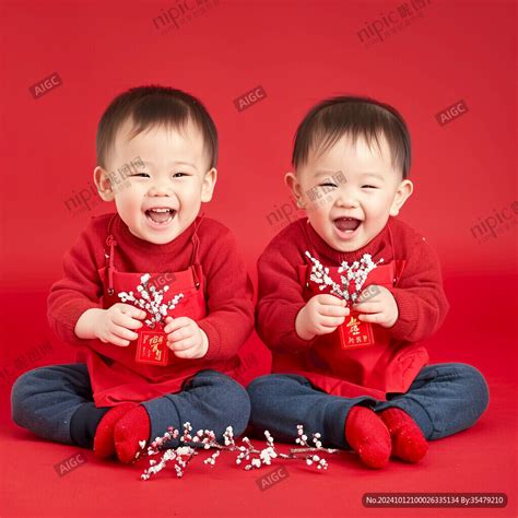 Ai创作图新年男童女童 萌娃喜庆中国娃娃 金童玉女贺新年 二胎二孩双胞胎 红衣服的宝宝 中国风宝宝 牛年金童玉女 童男童女捧福 猴年童男童女 童男童女拜年送礼 小孩拆红包 过年人物小孩 新年