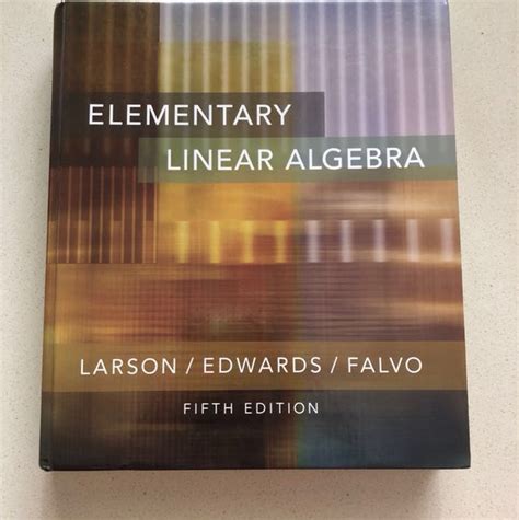 Elementary Linear Algebra Fifth Edition Hobbies And Toys Books And Magazines Textbooks On Carousell