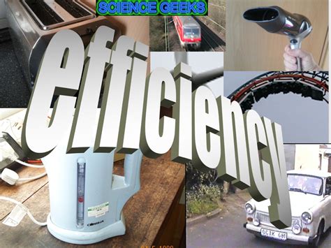 Physics Efficiency The Presentation Teaching Resources