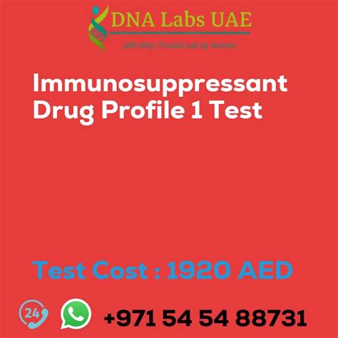 Immunosuppressant Drug Profile 1 Test Cost Dna Labs Uae Immunosuppressant Drug Profile 1 Test Cost Dna Labs Uae