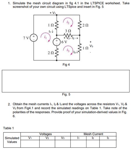 Solved Simulate The Mesh Circuit Diagram In Fig In Chegg Com