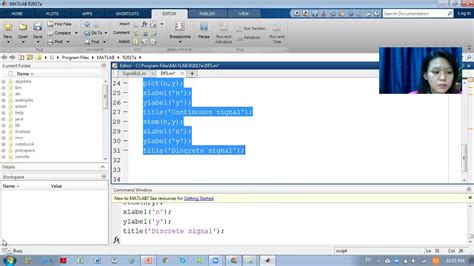Signal Processing Matlab 2 How To Plot Cosine Signal For Continuous