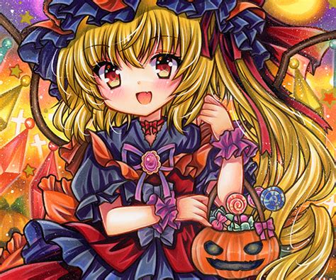 Yahooオークション 同人手描きイラスト 東方projectフランドール