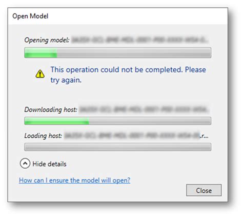 Help This Operation Could Not Be Completed Appears When Opening