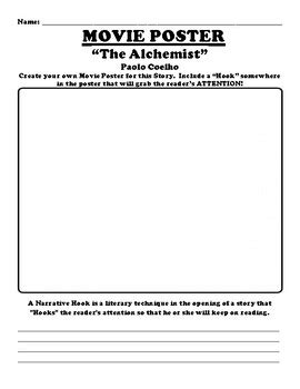 The Alchemist MOVIE POSTER WORKSHEET By BAC Education TPT