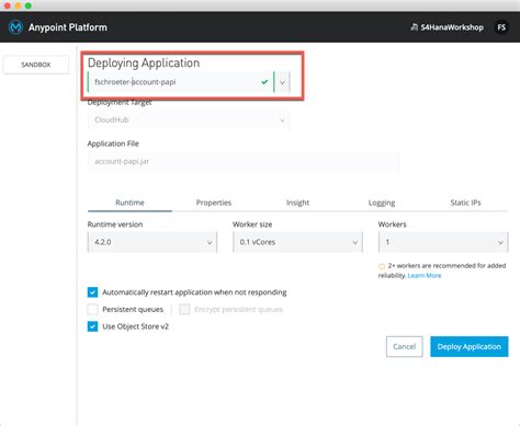 Module 3 Lab 2 Deploy The Account Process Api Sap Api Led