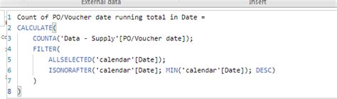Solved Calendar Running Total Line Graph Microsoft Fabric Community
