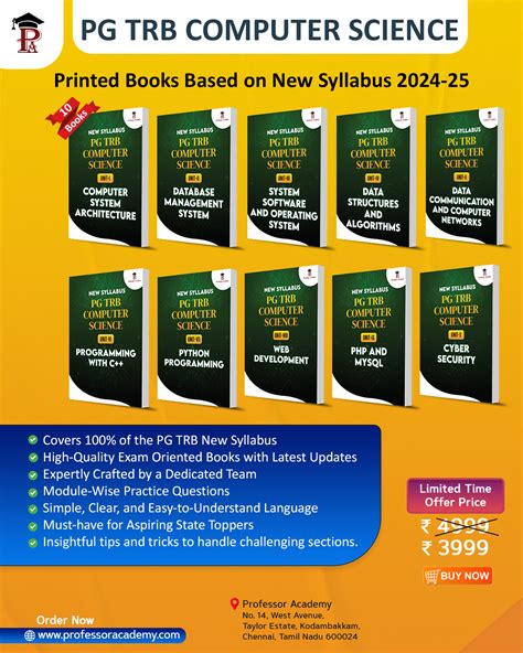 Best Trb Training Pg Trb Exam Computer Science Books